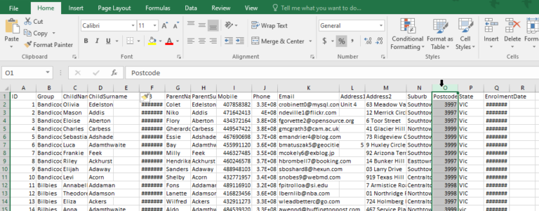 Tip Reordering Columns And Combining Columns In Excel Kindergarten It Program